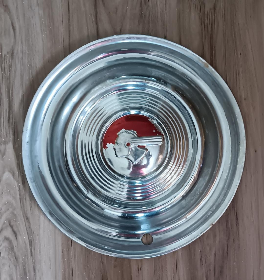 Pontiac Hubcap 1950s Automobile Car Shop Home Auto Decor - Etsy