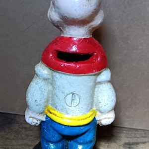 Popeye Sailor Man Bank Cast Iron Gift Home Collectible - Etsy