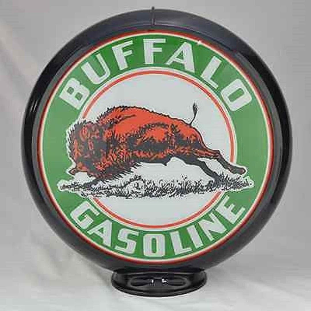 Buffalo Gasoline Gas Pump Globe Cabin Home Shop Garage Garden Oil ...