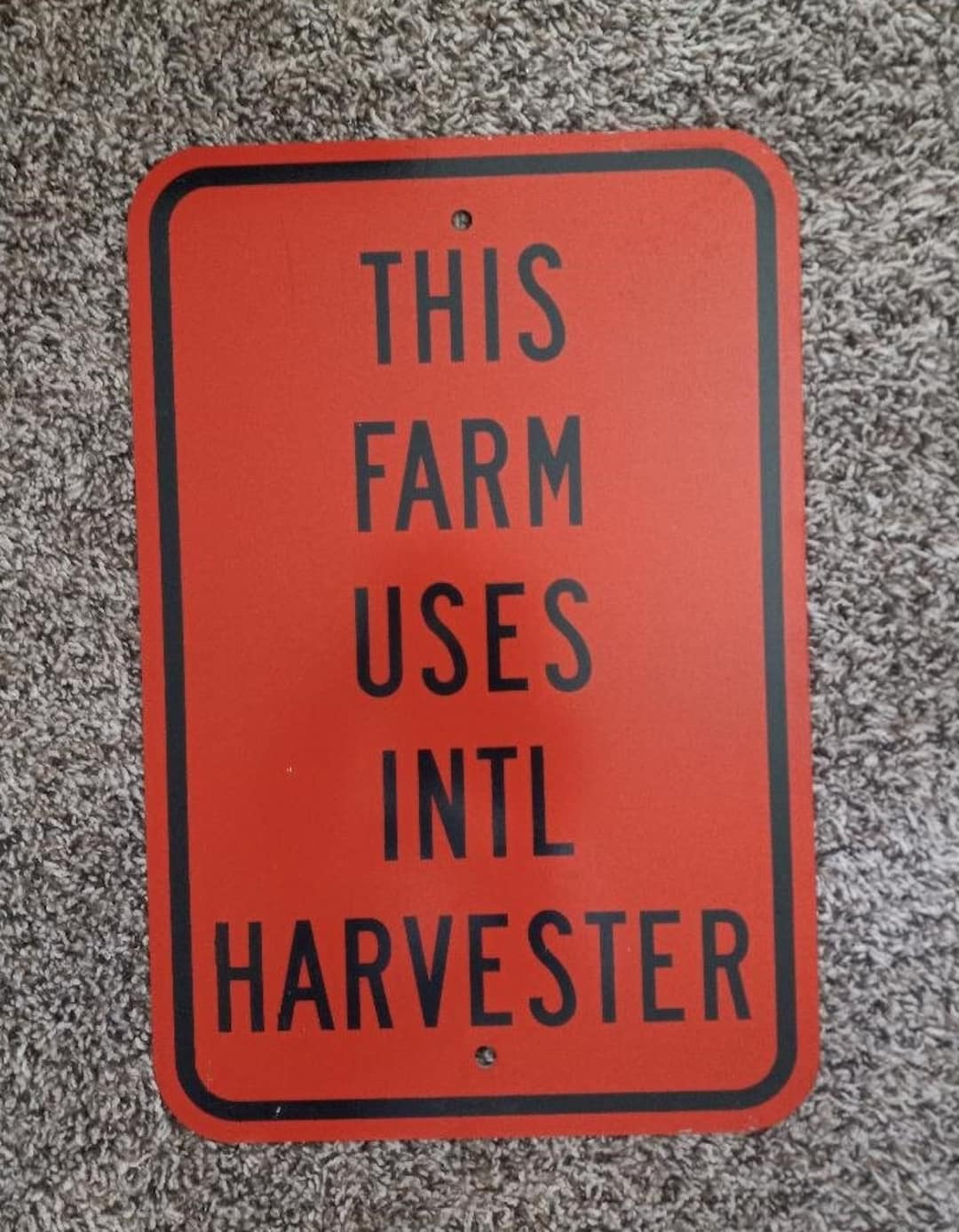 INTL HARVESTER Farm Road Sign Garage Home Office Heavy - Etsy