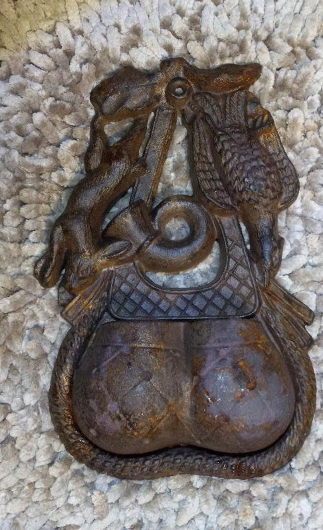 Hunters Match Holder Cast Iron Hunting Collectible - Etsy
