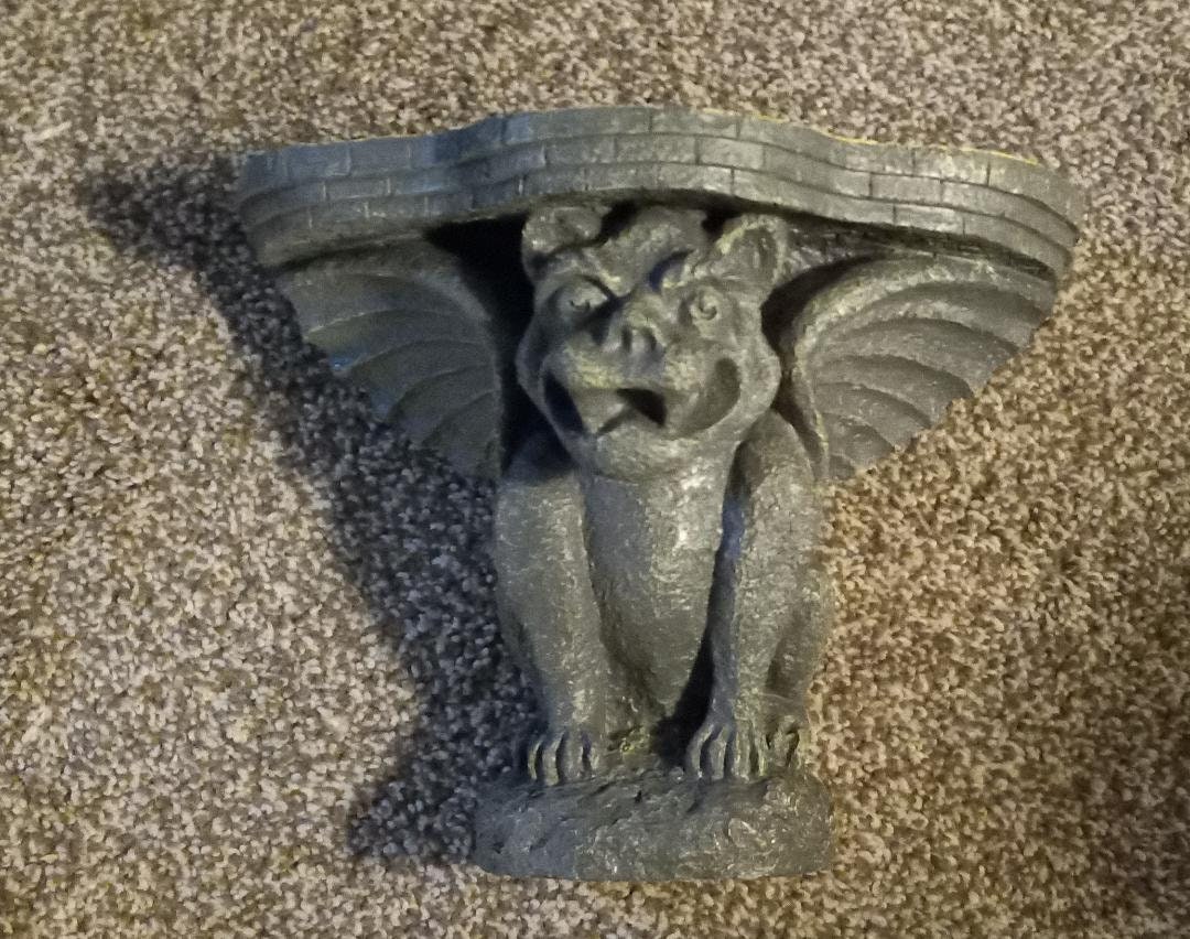 Gargoyle Wall Shelf 8 Inch Home Office - Etsy