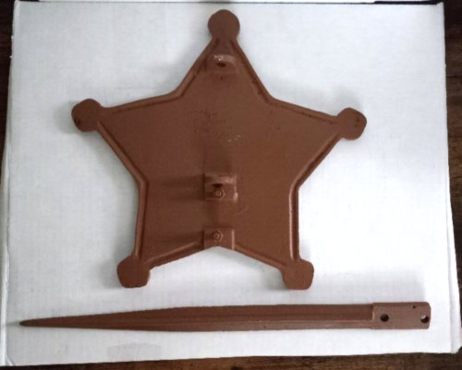 GAR Grave Marker Cast Iron Star Military - Etsy