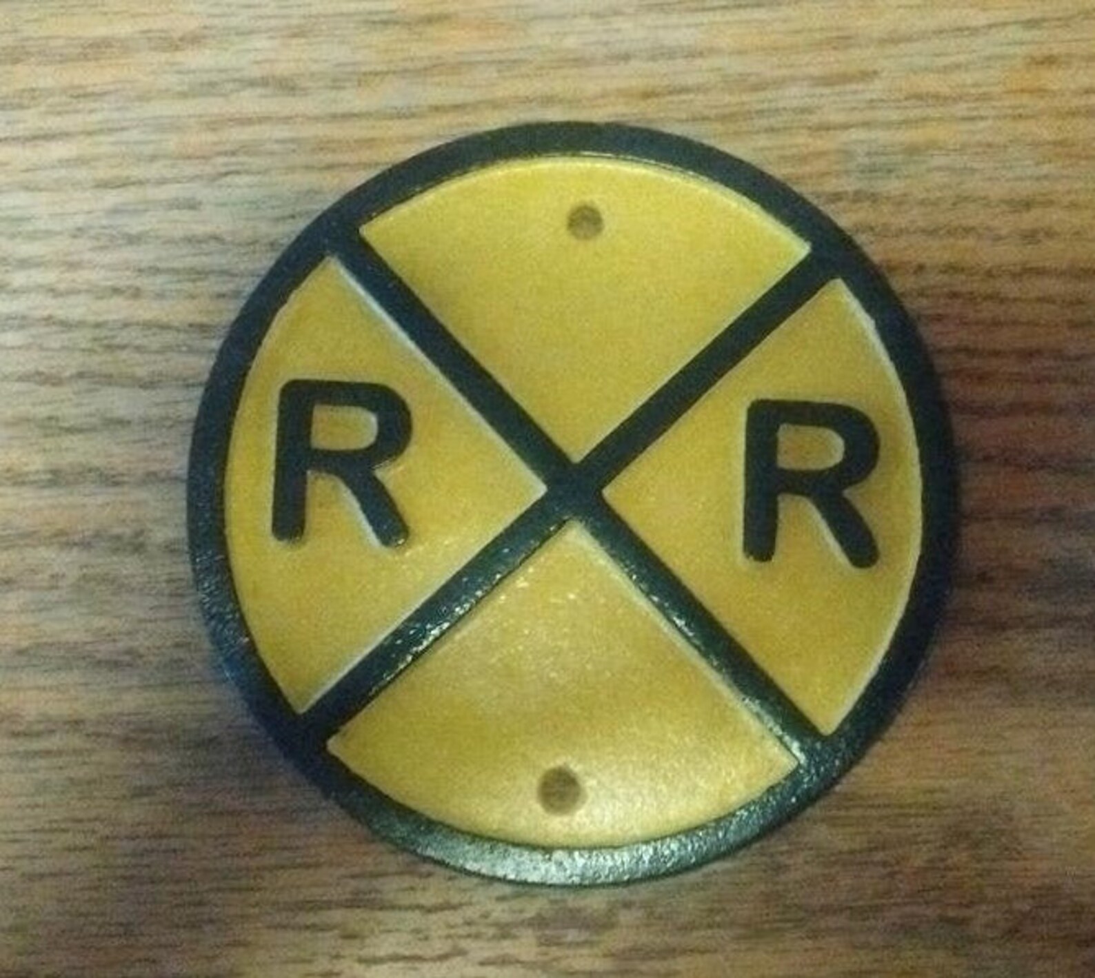 RR Railroad Sign Cast Iron Train Home Garage Shop Office Decor | Etsy