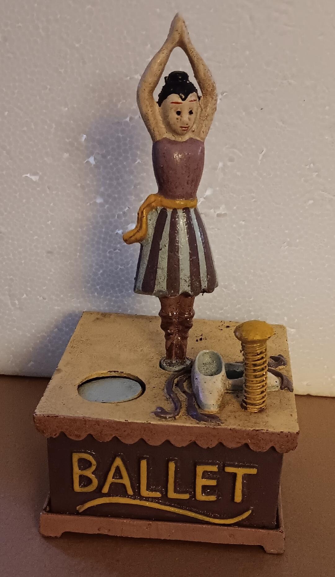 Ballet Bank Cast Iron Collectible Home Shop Decor - Etsy