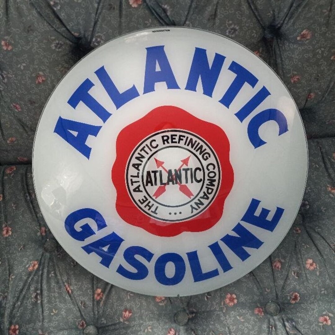 ONE 15 Atlantic Gasoline Lens for Gas Pump Globe Cabin Home Shop Garage ...
