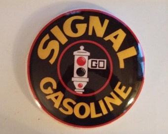 Signal Gasoline Sign - Etsy