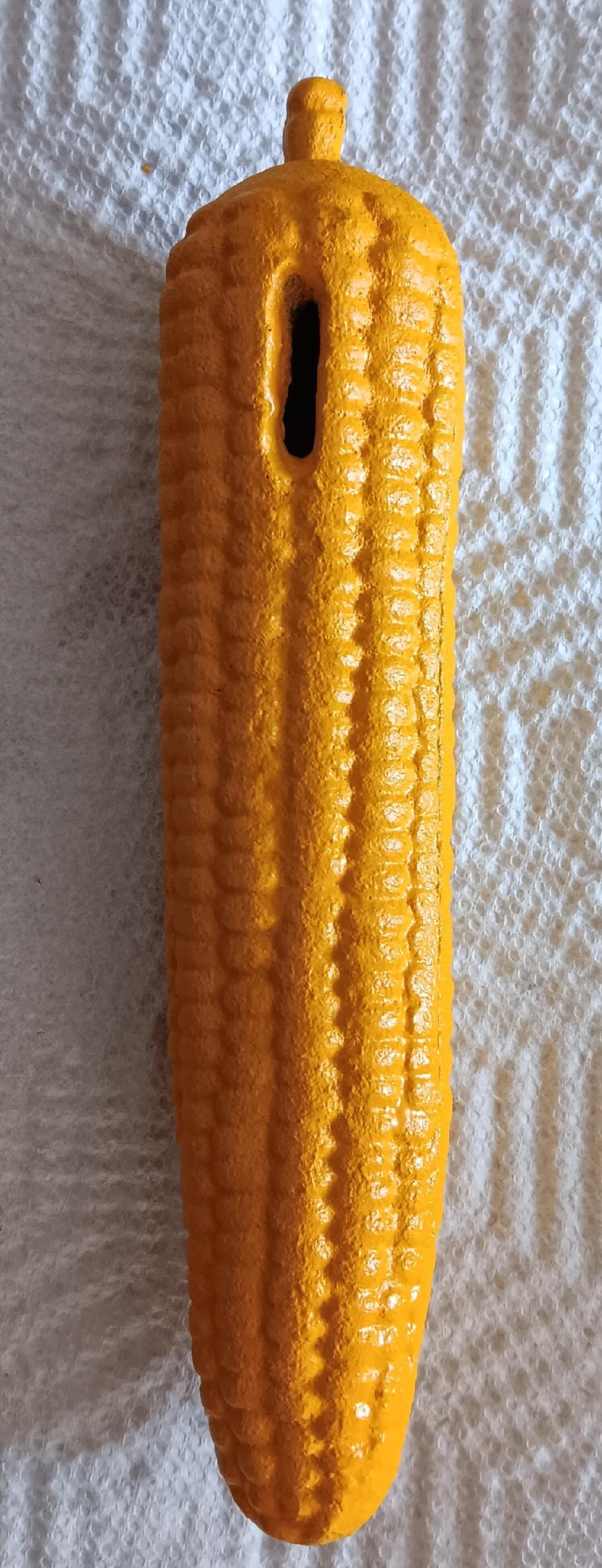 Corn Cob Bank Yellow Cast Iron Home Office Shelf Decor - Etsy