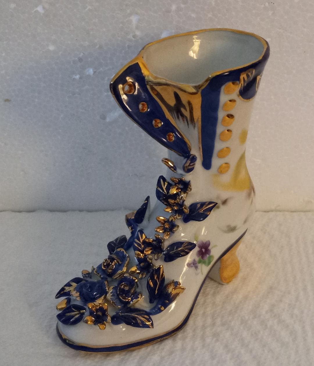 Porcelain Glass Boot Vase Limoges Office Home Gift - Etsy
