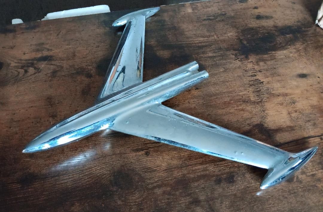 Oldsmobile 1956 Hood Chrome Ornament Automobile Car Shop Home Cabin ...