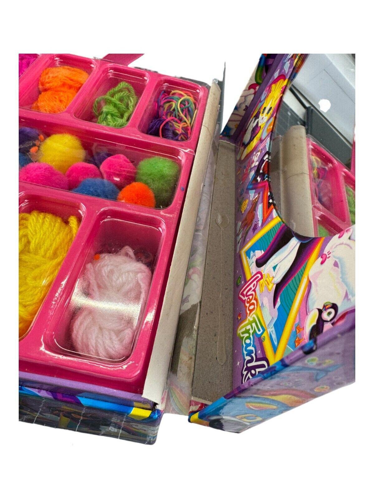 Vintage 90s Lisa Frank Storage Box With Drawers Mirror Crafts Stickers ...