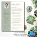 Sage Green Resume Template, CV Template, Sage Green Cover Letter, Canva ...
