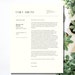 Sage Green Resume Template, CV Template, Sage Green Cover Letter, Canva ...