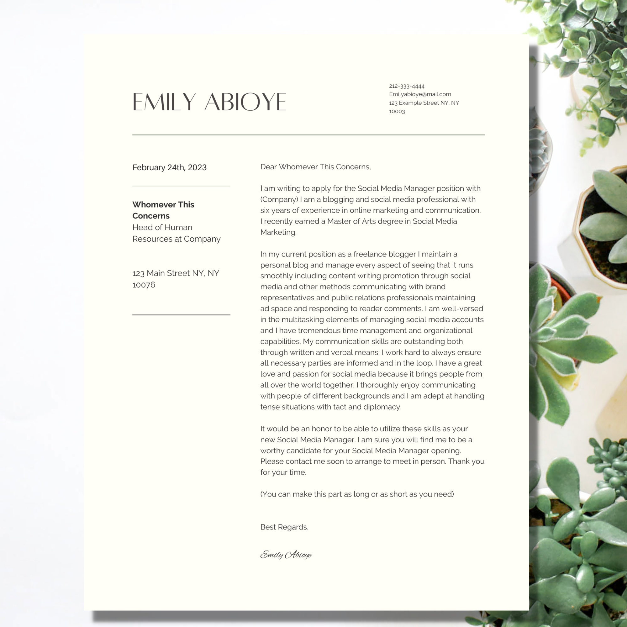 Sage Green Resume Template, CV Template, Sage Green Cover Letter, Canva ...
