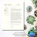Sage Green Resume Template, CV Template, Sage Green Cover Letter, Canva ...