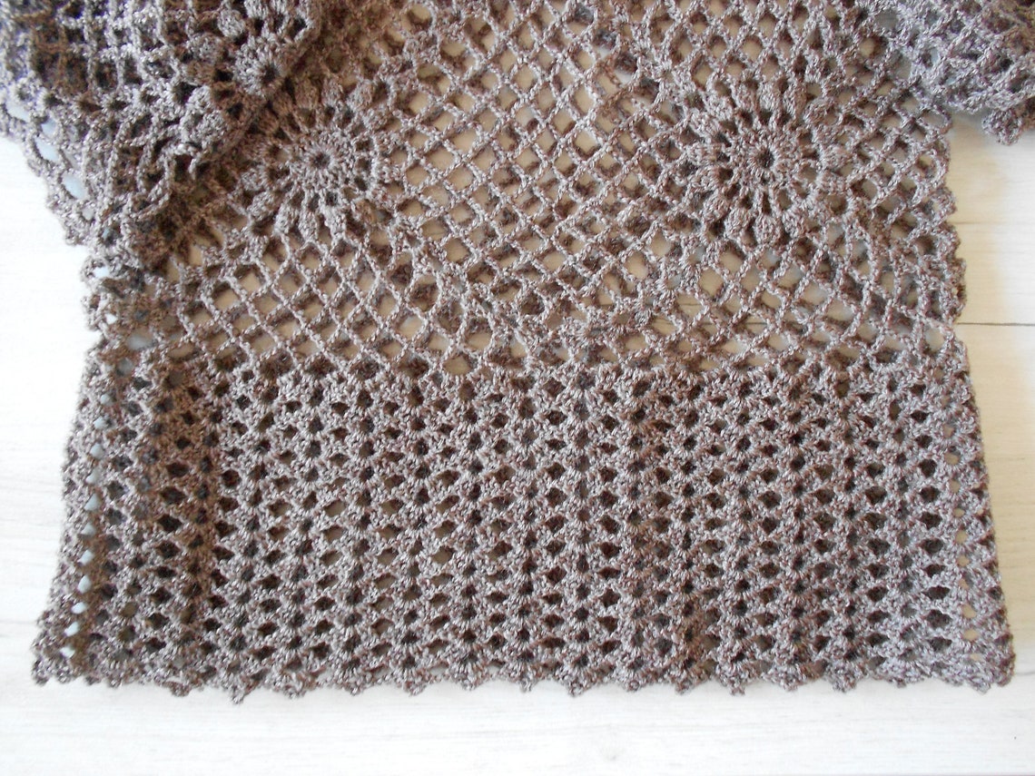 Crochet Mesh Top Boho Top See Through Top Gipsy Top Sheer - Etsy