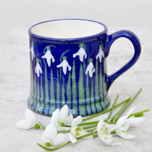 Snowdrop Country Mug Can Be Personalised Hand Painted - Etsy UK