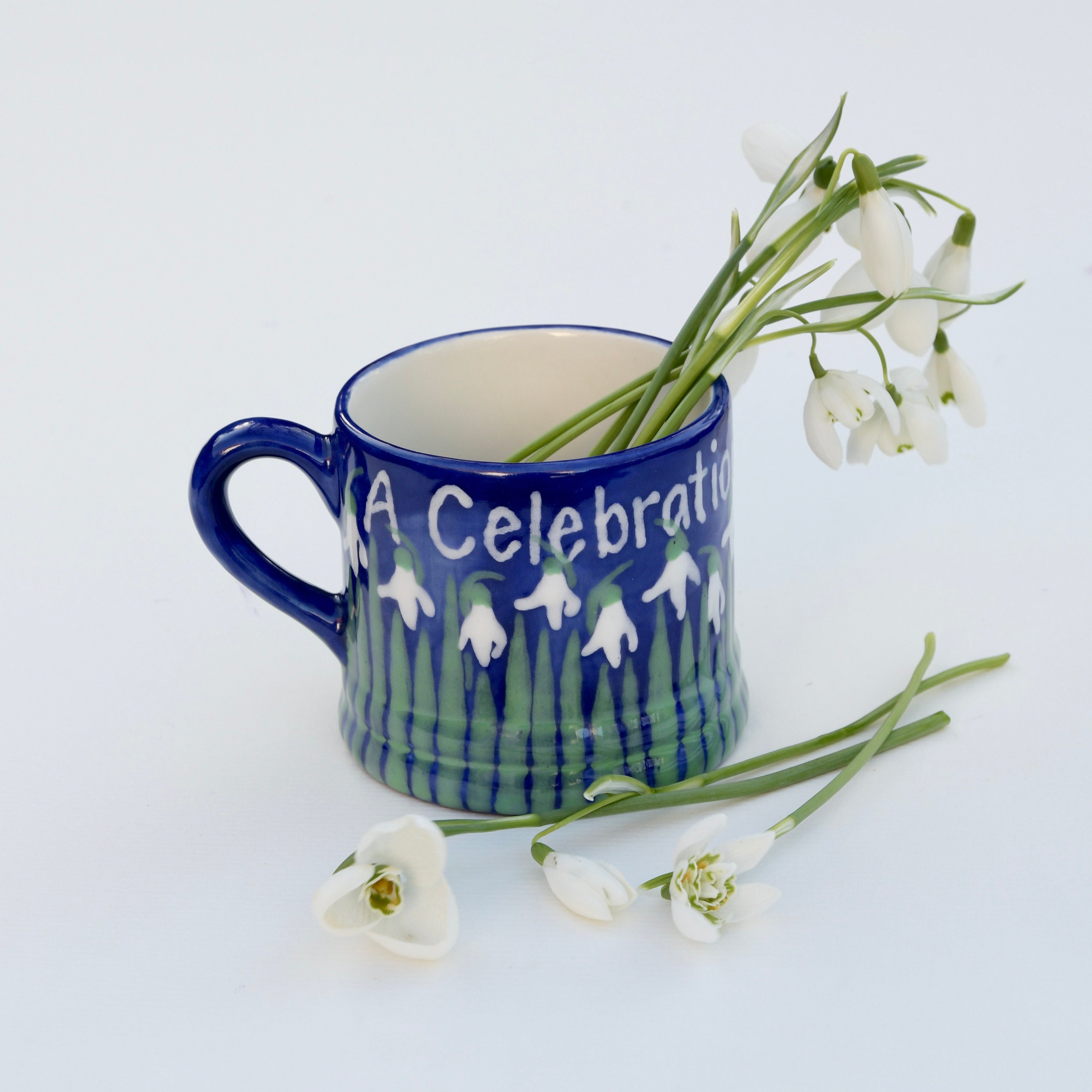 Snowdrop Little Mug - Can Be Personalised - Hand Painted - Etsy
