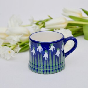 Snowdrop Little Mug - Can Be Personalised - Hand Painted - Etsy
