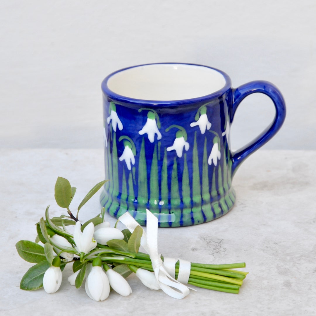 Snowdrop Country Mug Can Be Personalised Hand Painted - Etsy UK