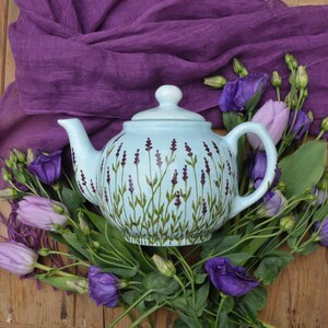Lavender Teapot - Can Be Personalised - Hand Painted - Etsy