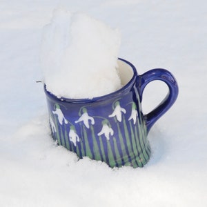 Snowdrop Country Mug - Can Be Personalised - Hand Painted - Etsy UK