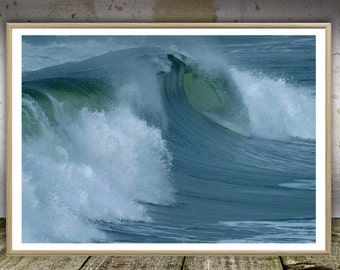 Ocean wave print | Etsy
