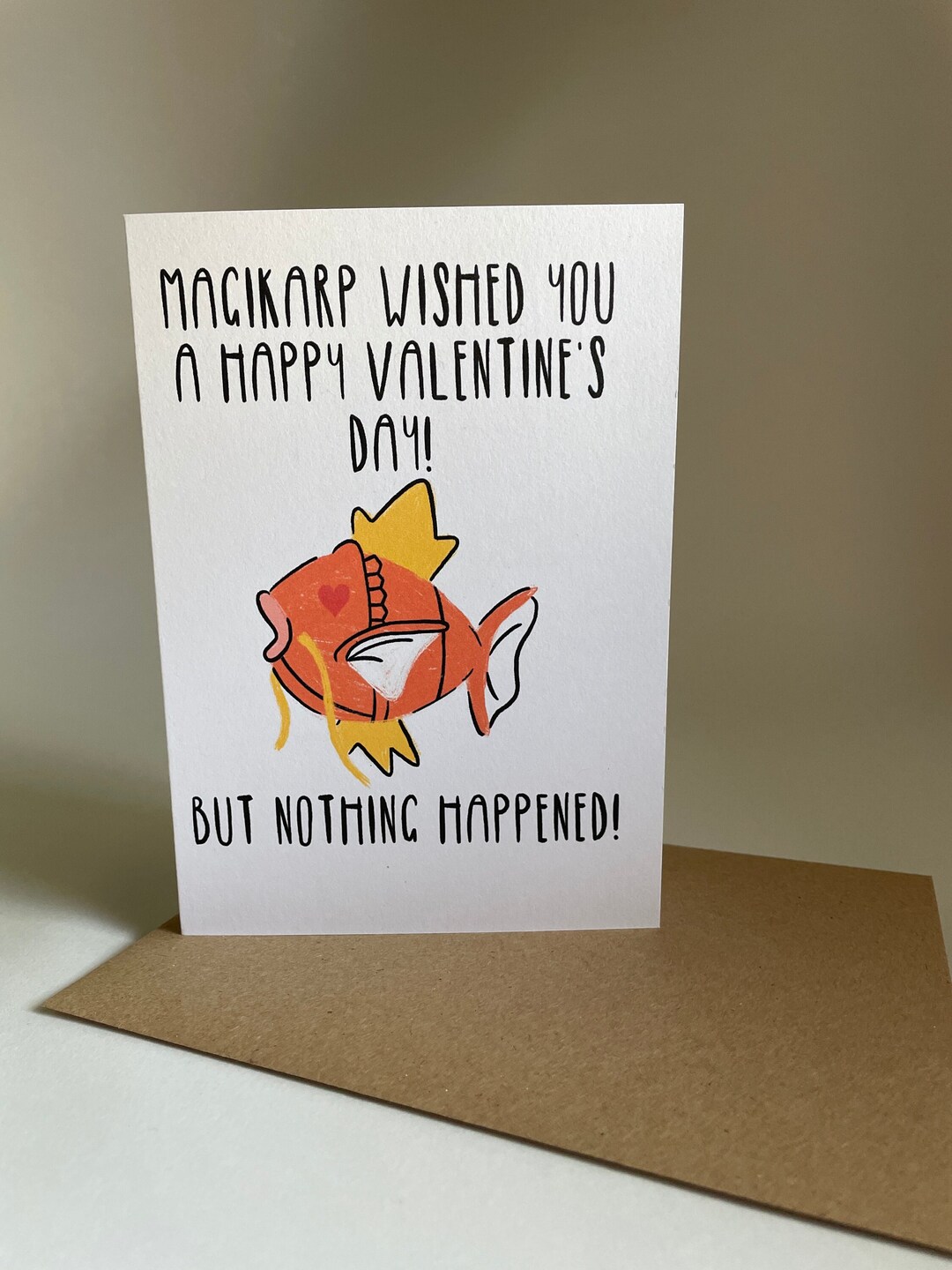 Magikarp Wished You A... A6 Pokemon Birthday Card Pokemon Christmas ...
