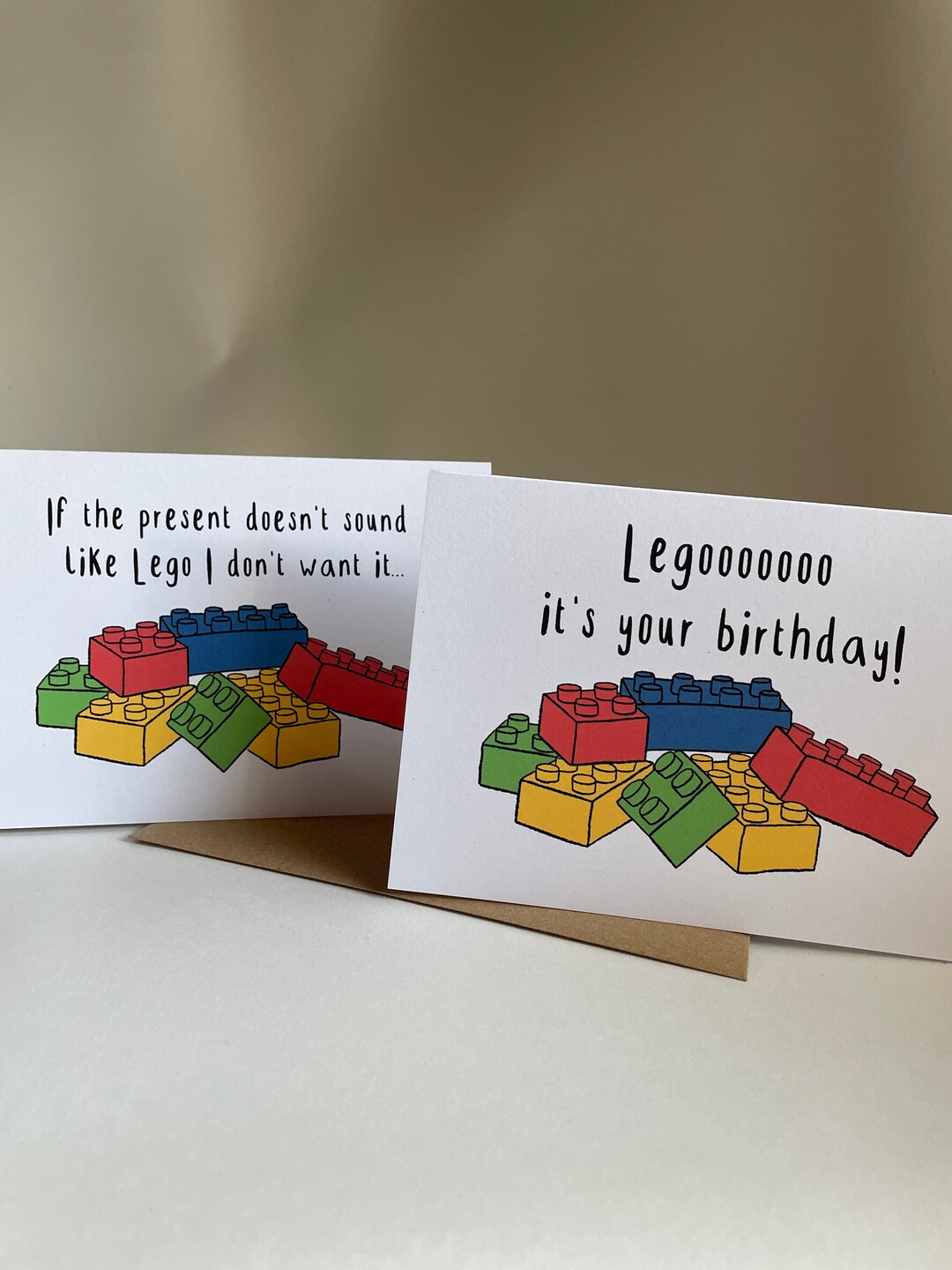 Lego It's Your Birthday A6 Lego Birthday Card A6 Funny Birthday Card ...