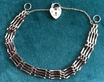 Gold Gate Bracelet | Etsy UK