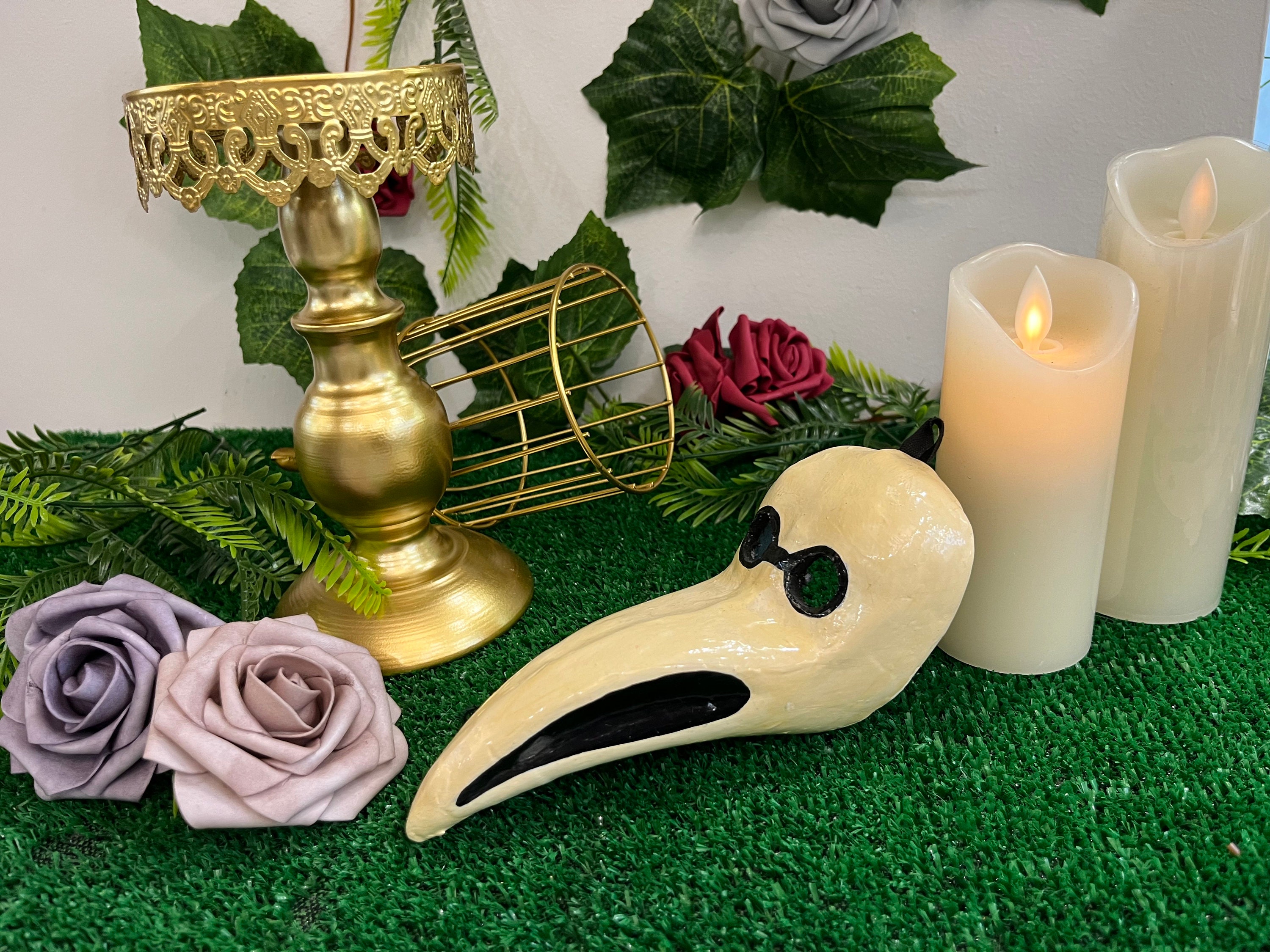 Plague Doctor Baby Mask in Classic Papier-mâché for Decoration - Etsy