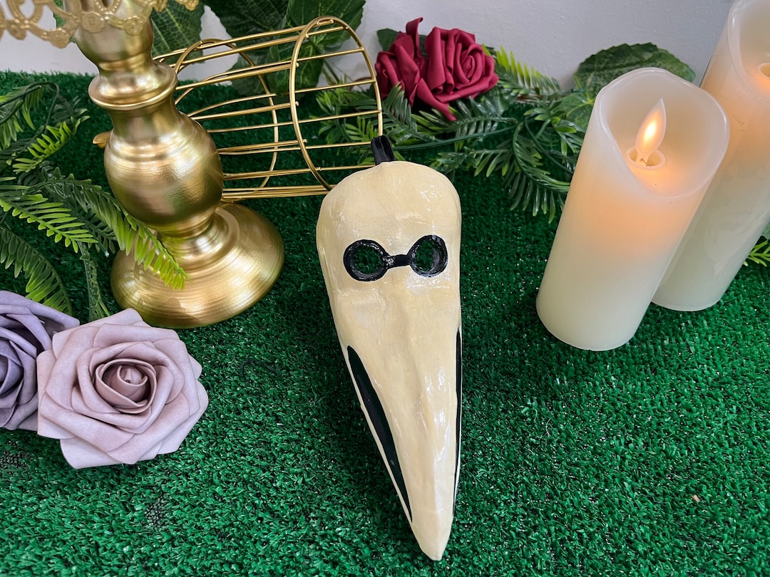 Plague Doctor Baby Mask in Classic Papier-mâché for Decoration - Etsy