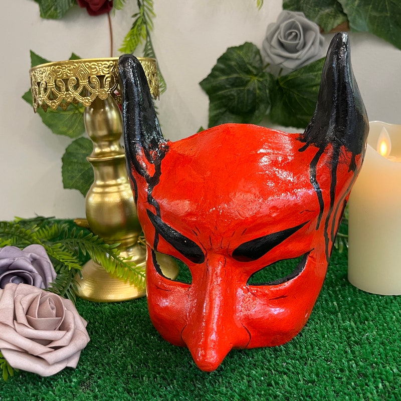 Devil Mask - Etsy