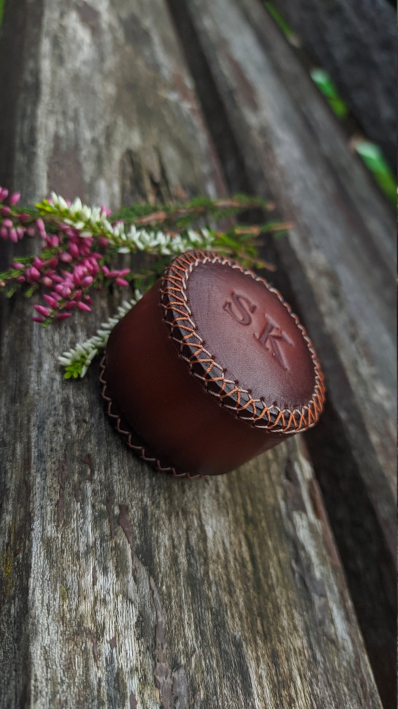 Cufflink Box . Leather Cufflink Box . Custom Cufflinks . - Etsy