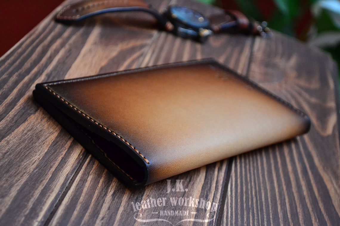 Personalized Men's Leather Wallet Handmade Leather Wallet - Etsy