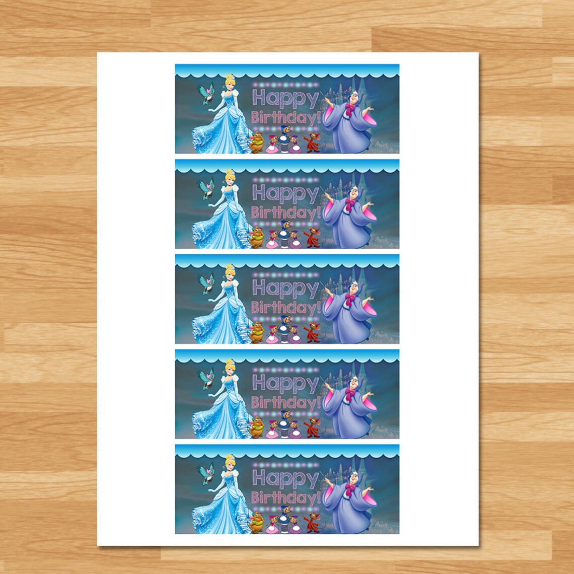 Cinderella Bubble Label Chalkboard Cinderella Bubble | Etsy