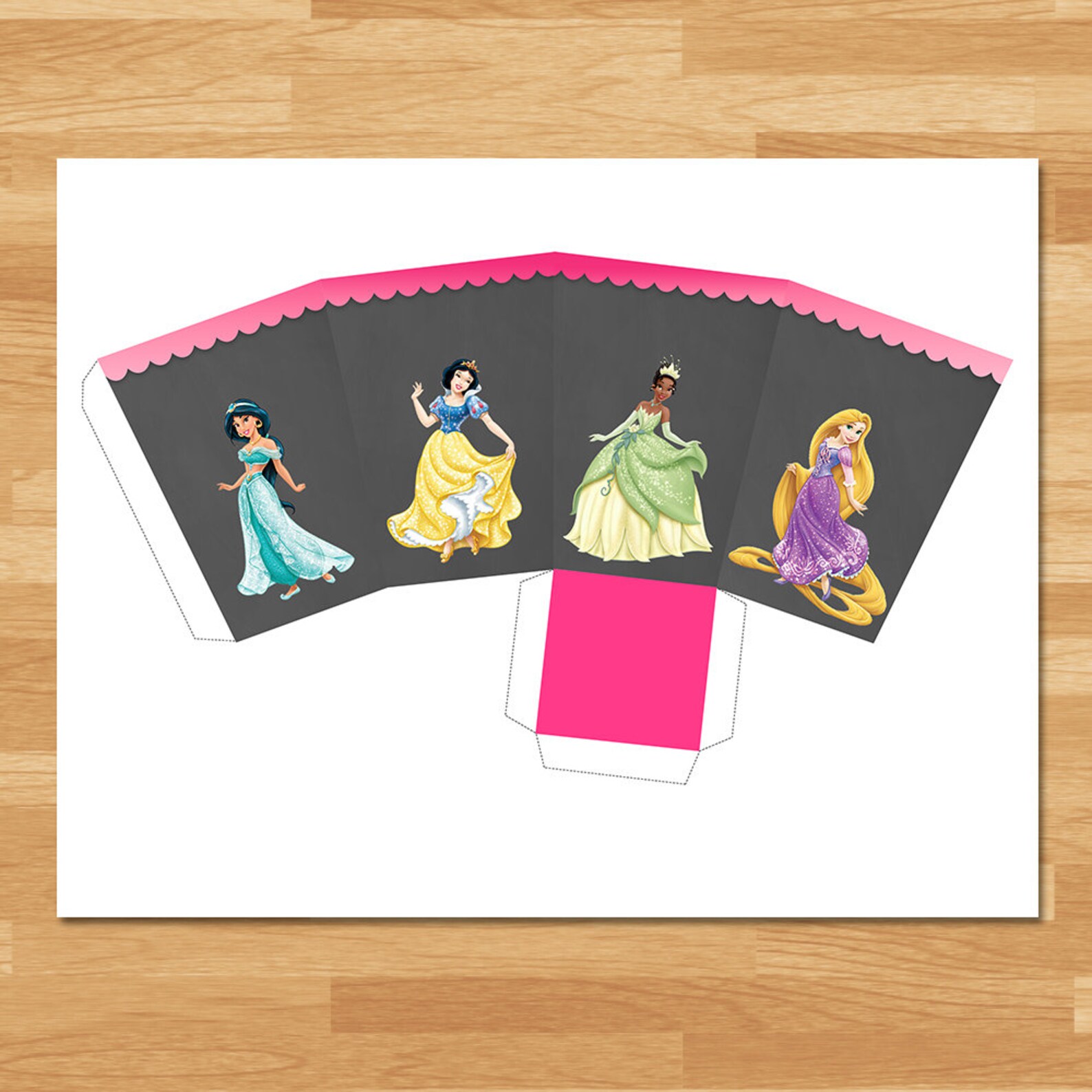 Disney Princess Mini Popcorn Boxes Disney Princess Popcorn | Etsy