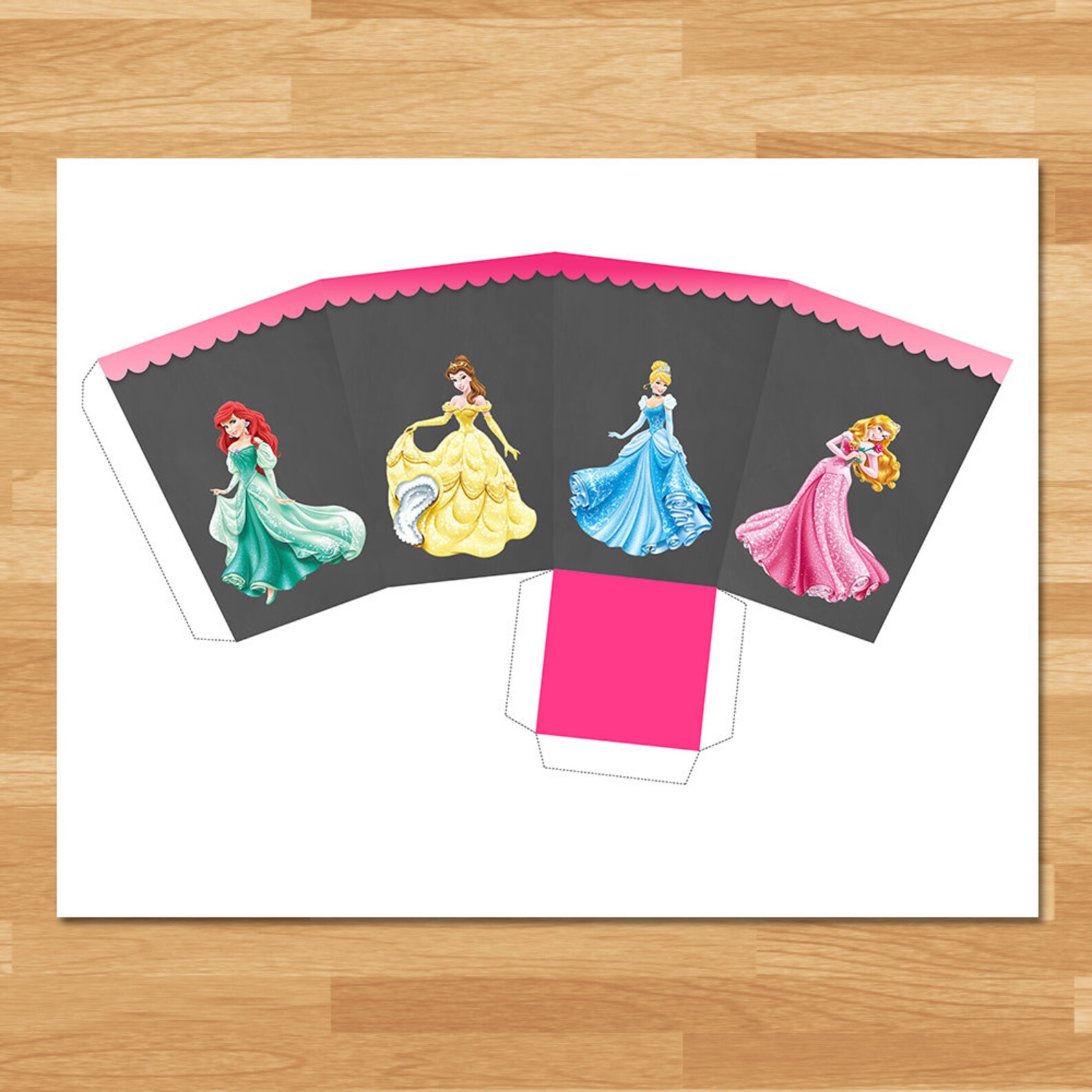 Disney Princess Mini Popcorn Boxes - Disney Princess Popcorn Boxes ...