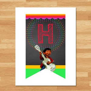 Coco Happy Birthday Banner - Chalkboard - Disney Coco Movie Sign ...