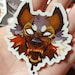 ERROR Sticker / Glitch / Glitch Gore / Furry / Wolf Sticker - Etsy