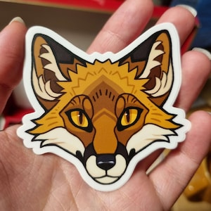 Fox Vinyl Sticker / Matte / Glossy / Furry - Etsy
