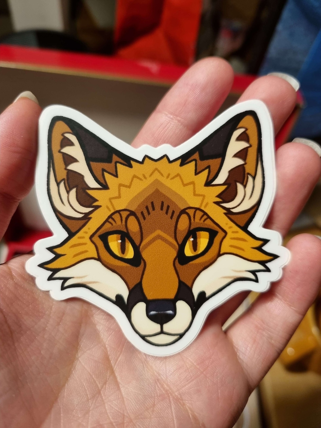 Fox Vinyl Sticker / Matte / Glossy / Furry - Etsy