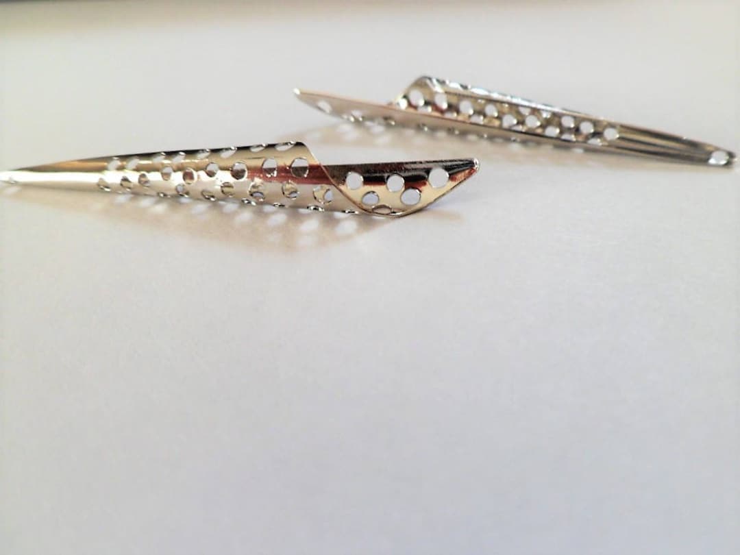 Cones Open Perforated Silver-plated - Etsy