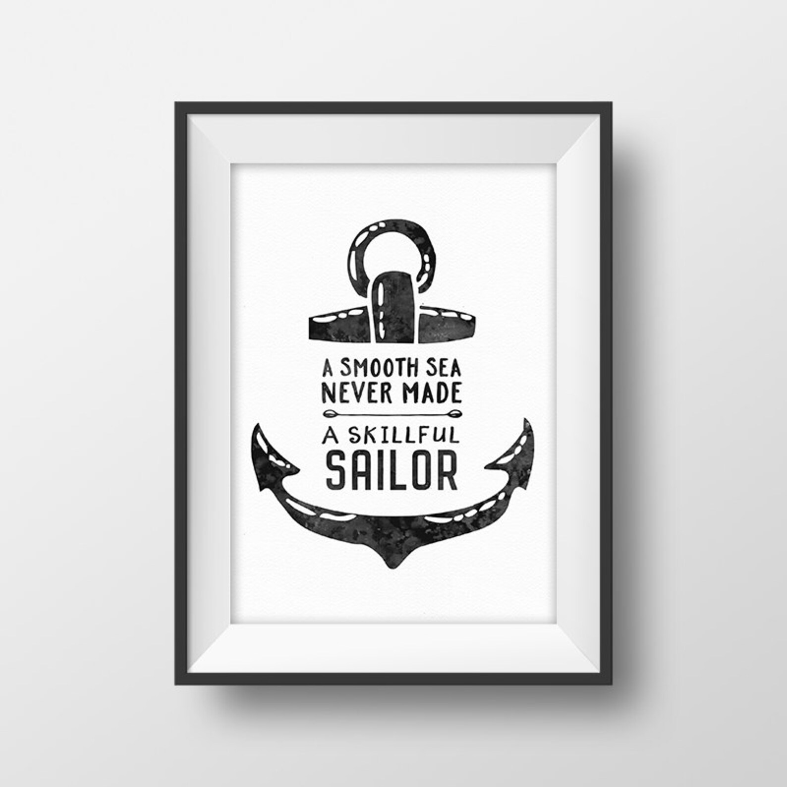 Anchor Wall Decor Nautical Quote Print Anchor Printable Nautical Art ...