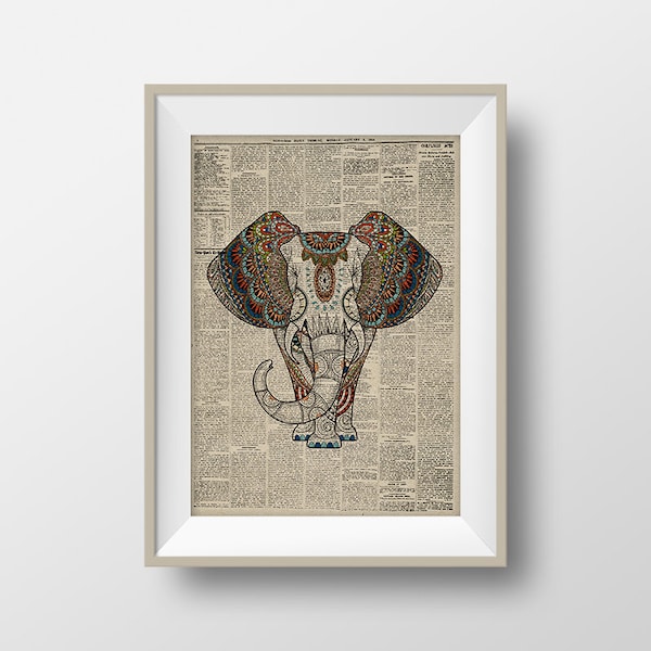 Elephant Dictionary - Etsy