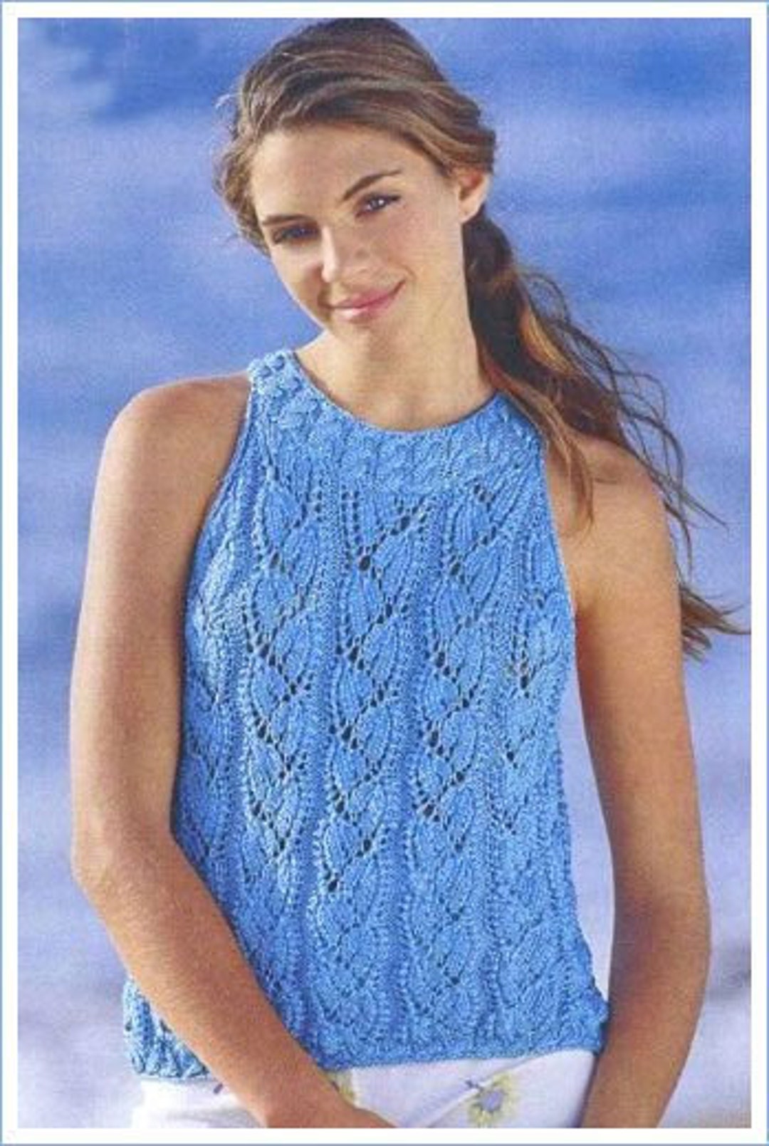 Women Top, Hand-knitted Top, Summer Top, Elegant Top, Gift for Her ...