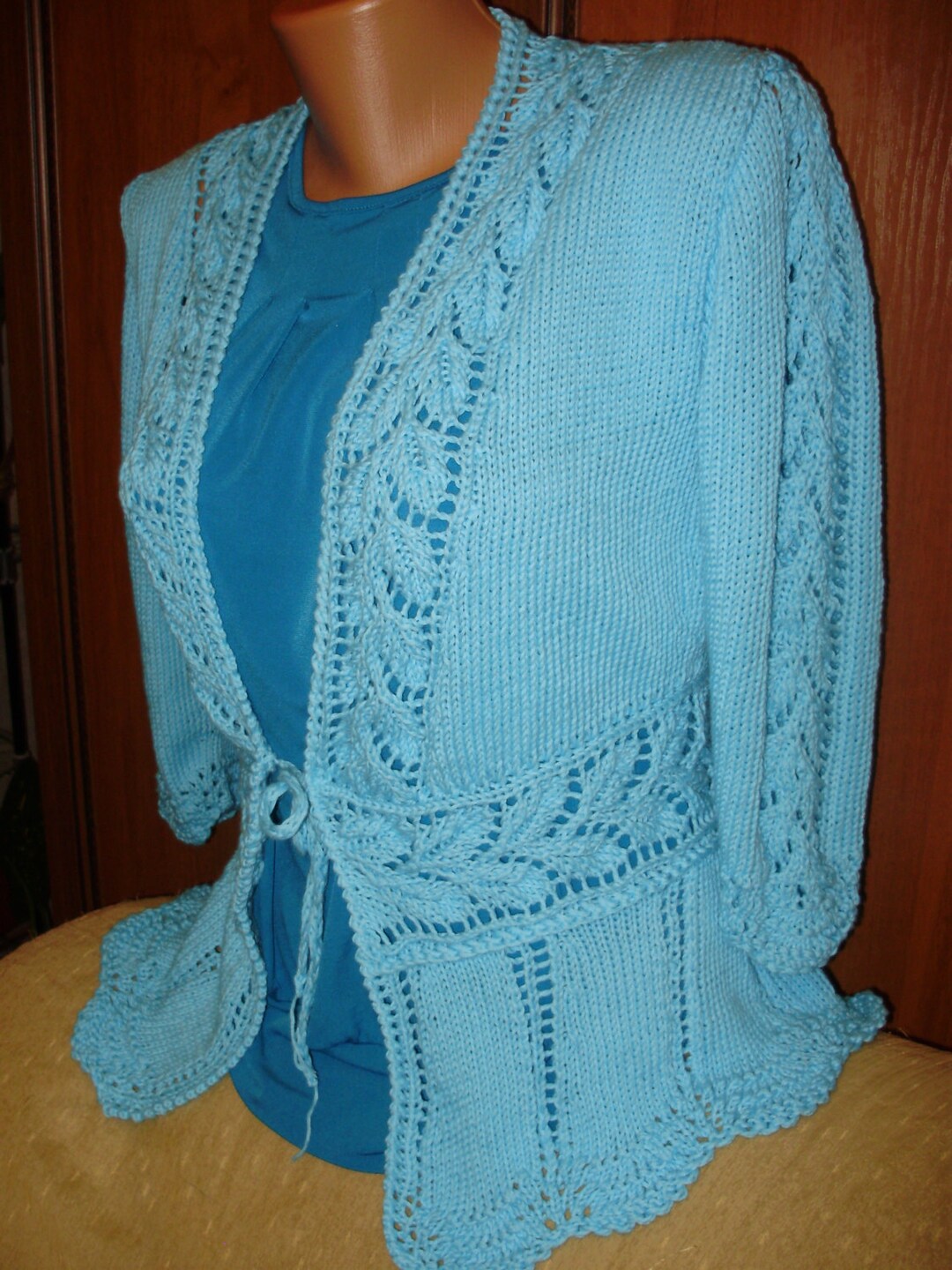 Ladies Cardigan, Women's Gillette, Hand Knitted Vest, Women's Knitting ...