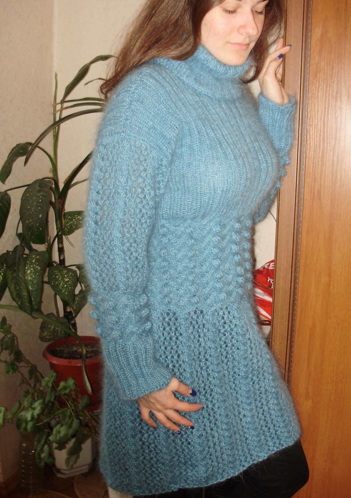 Ladies Tunic, Hand-knitted Tunic, Winter Tunic, Elegant Ladies Tunic ...