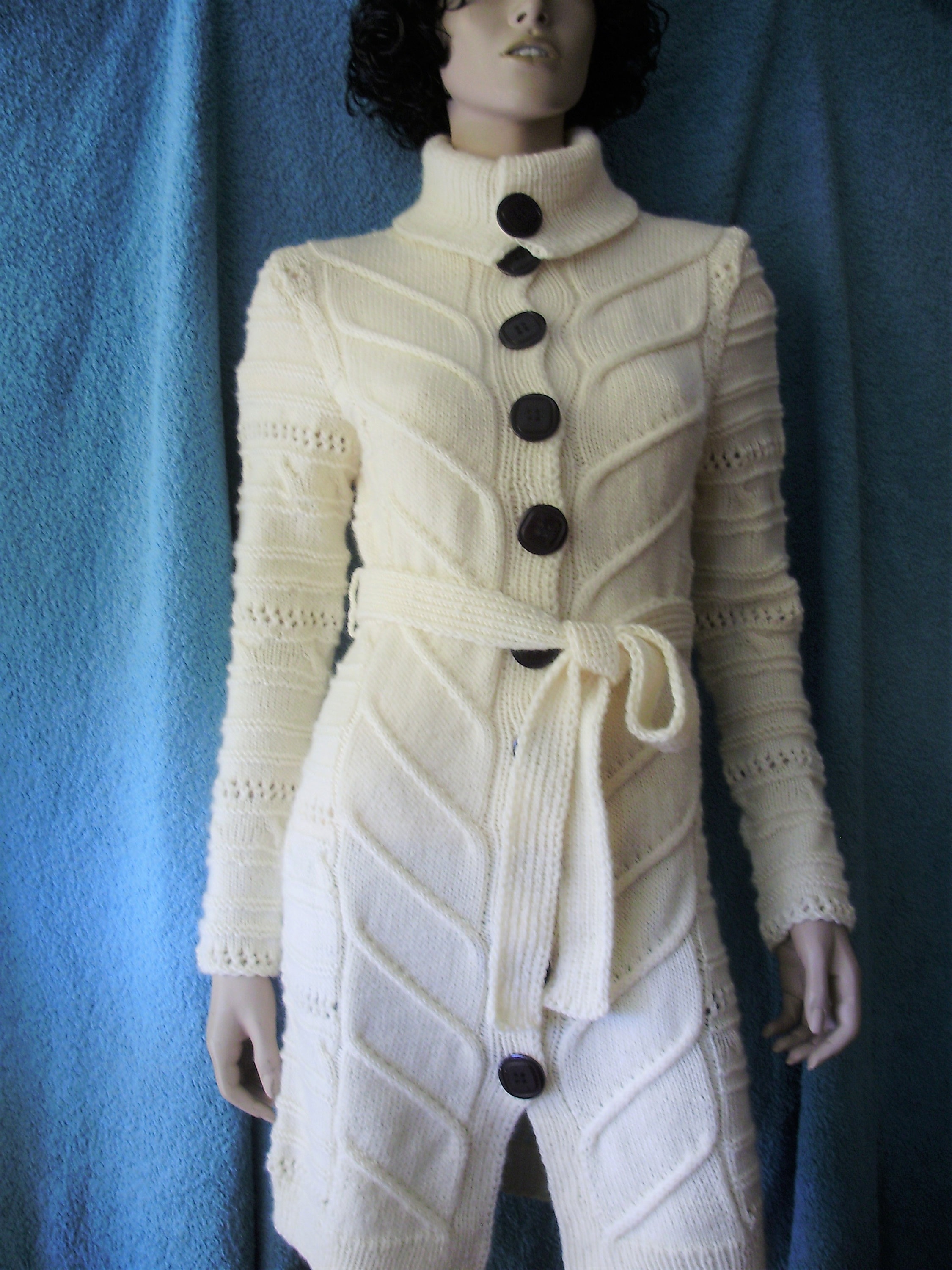 Hand Knit Women's Coat, Women's Jacket, Women Cardigan, Hand Knitted ...