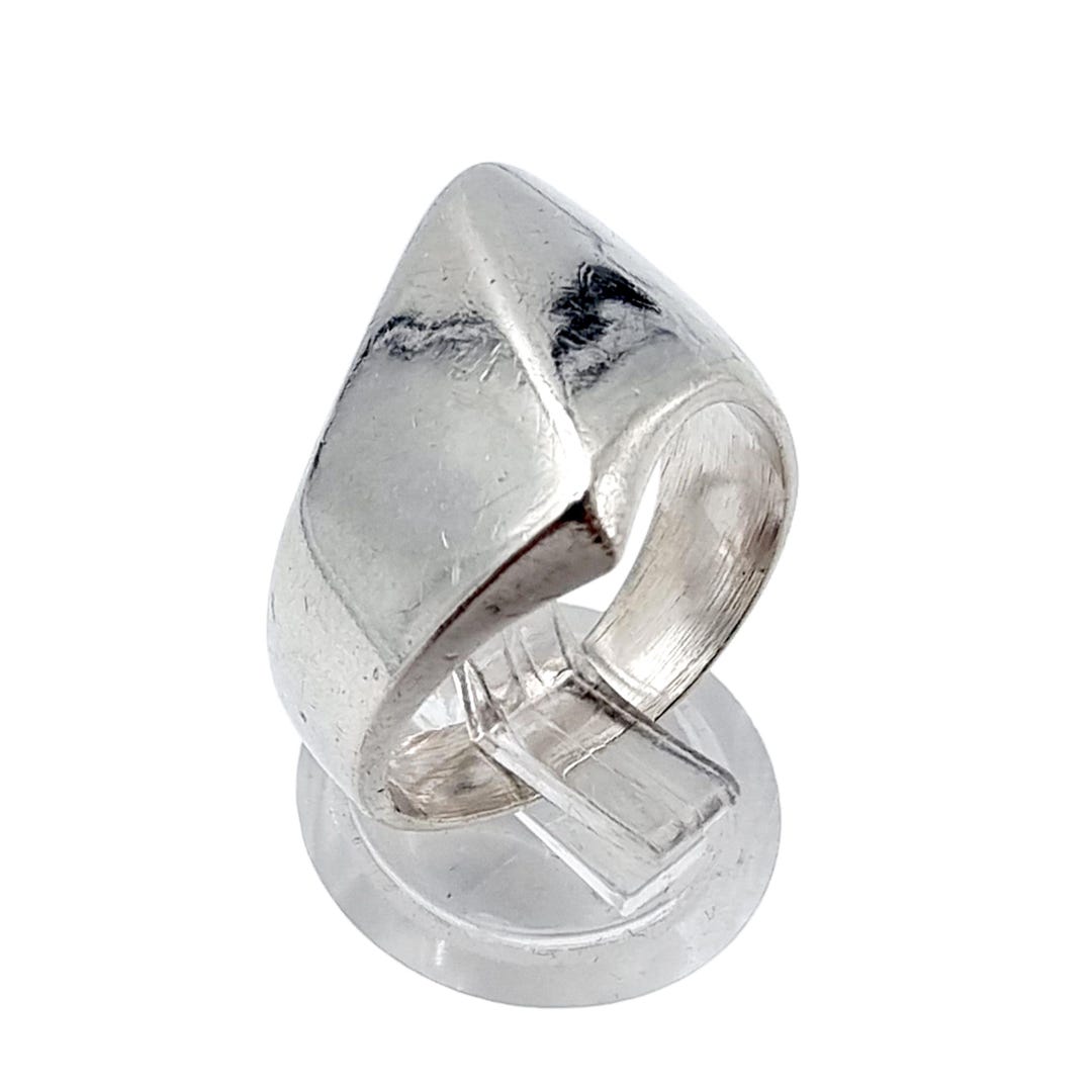 Vintage Mexican Silver Modernist Ring – Taxco TH-36 Design, Geometric ...